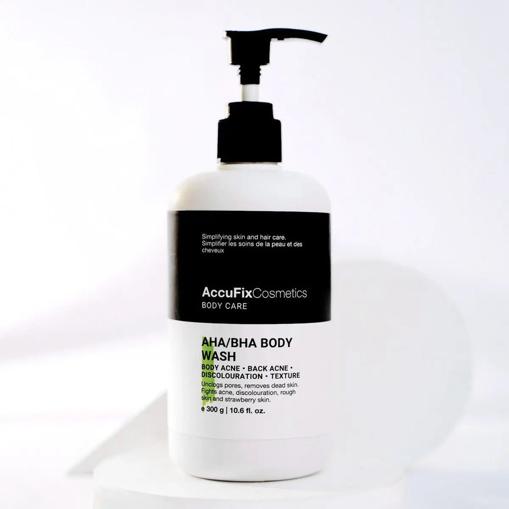 Clear & Smooth Skin with AHA/BHA Body Wash for All Skin Types – AccuFix ...